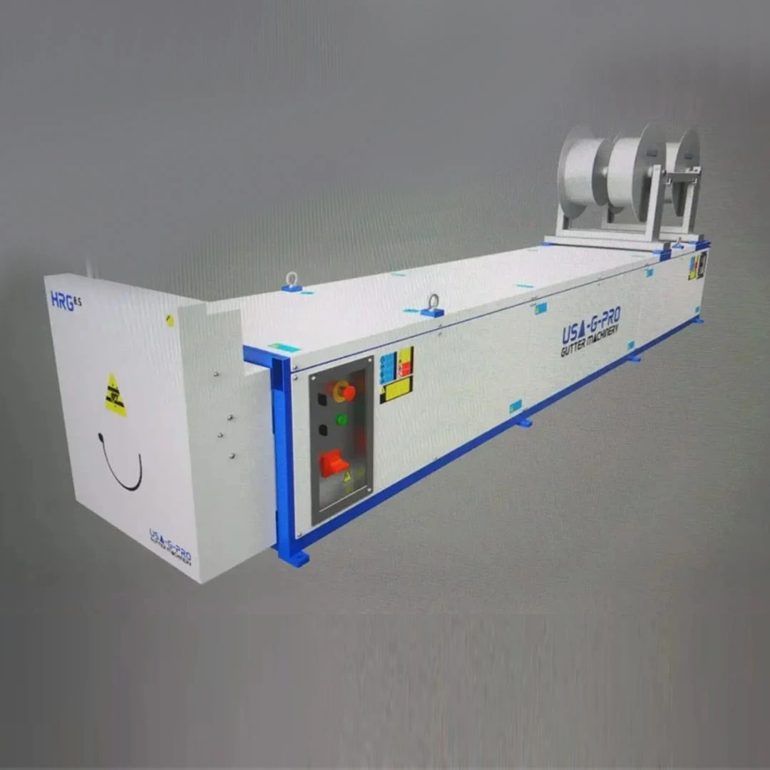 New - 6 to 8 Inch Half Round Gutter Machines