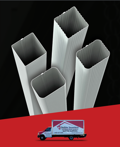 Box Gutter Downspouts | OnSite Seamless